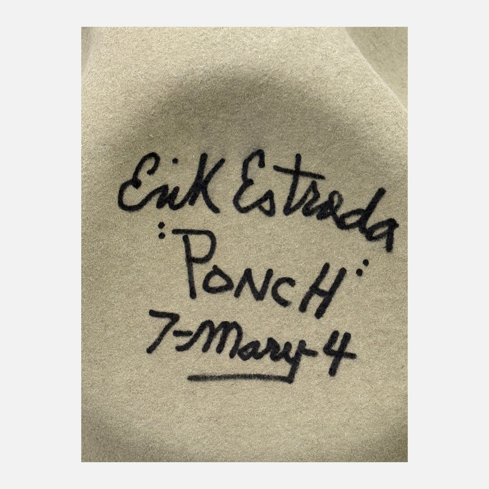 Erik Estrada Signed Original California Highway Patrol Stratton Hat ...